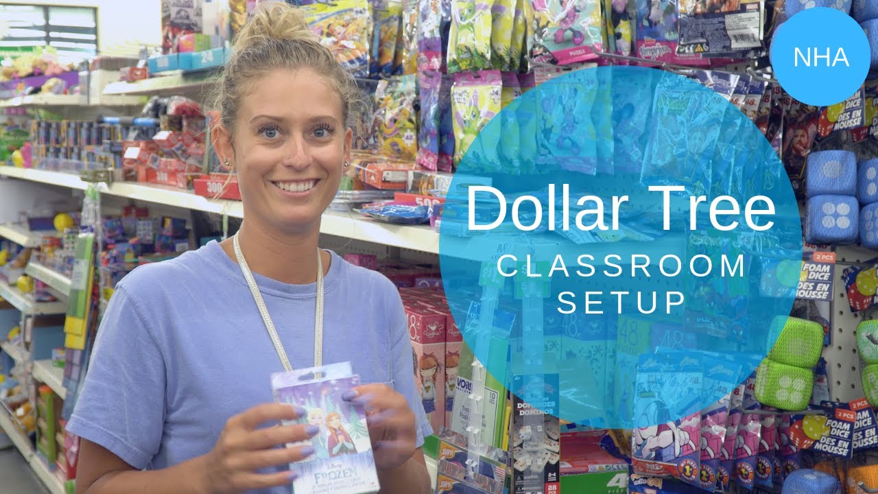 Dollar Tree Classroom Setup - YouTube