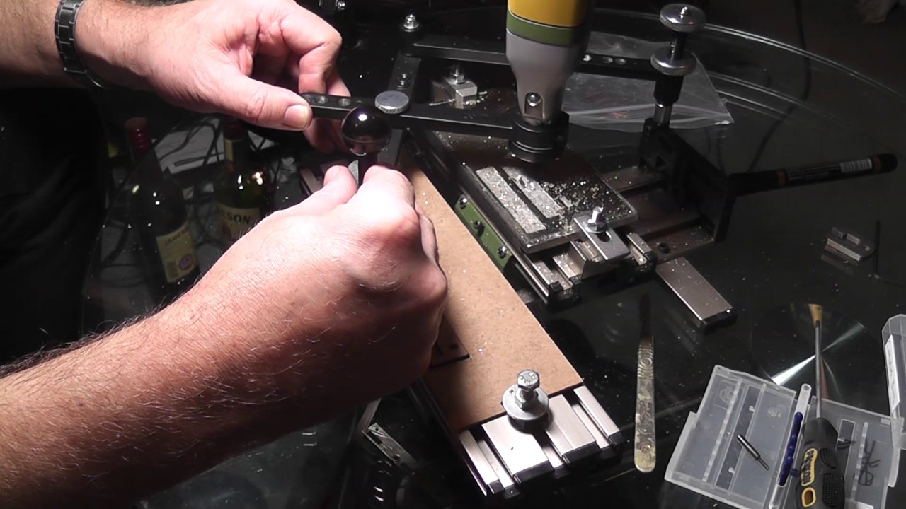 Proxxon Pantograph Engraver as Milling machine - YouTube