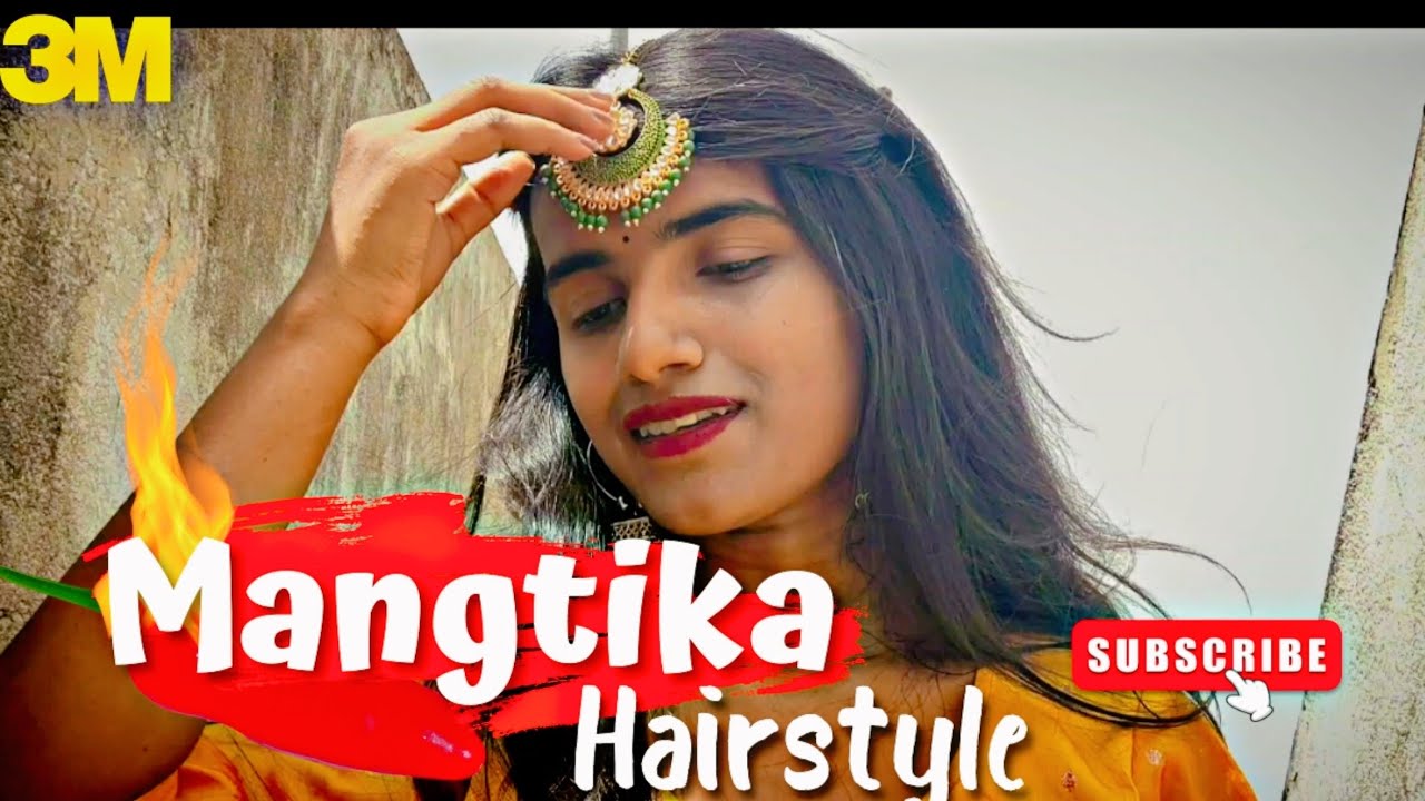 30 second beautiful magtika hairstyle | Wedding Hairstyles💟 easy ...