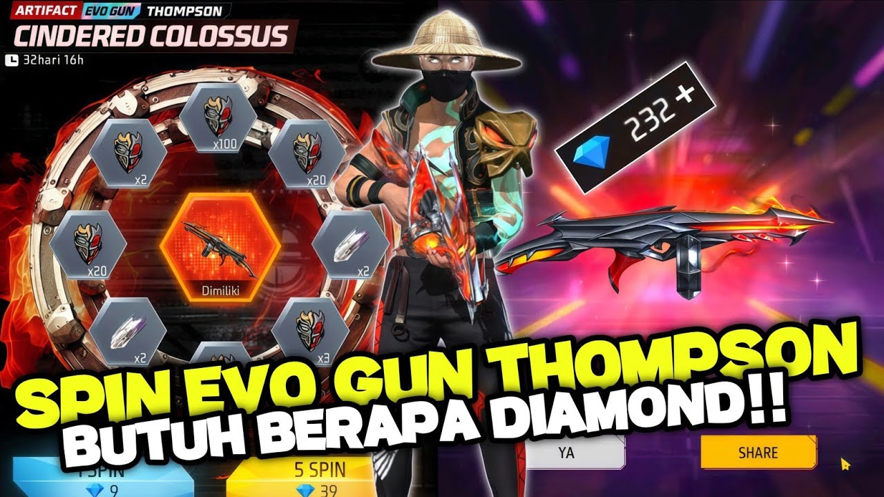 HABIS BERAPA DM BUAT SPIN EVO THOMPSON 2 JUTA!! Spin EVO Gun Thompson ...