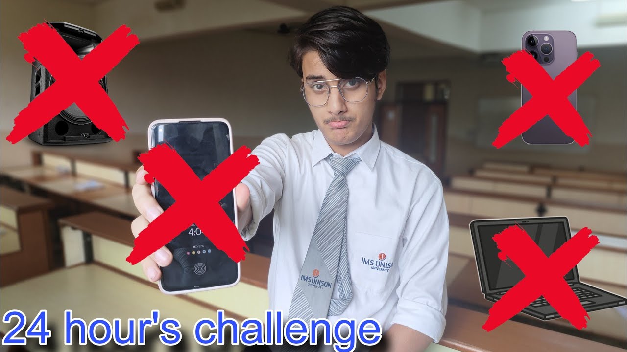 24 Hours NO TECHNOLOGY CHALLENGE ! NO ELECTRONICS ! #24 hours # ...