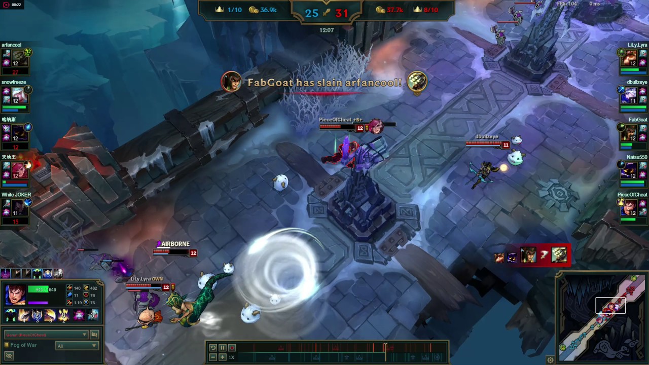 League Of Legends:Garen Infinite Q bug on Live Patch(Garena Singapore ...