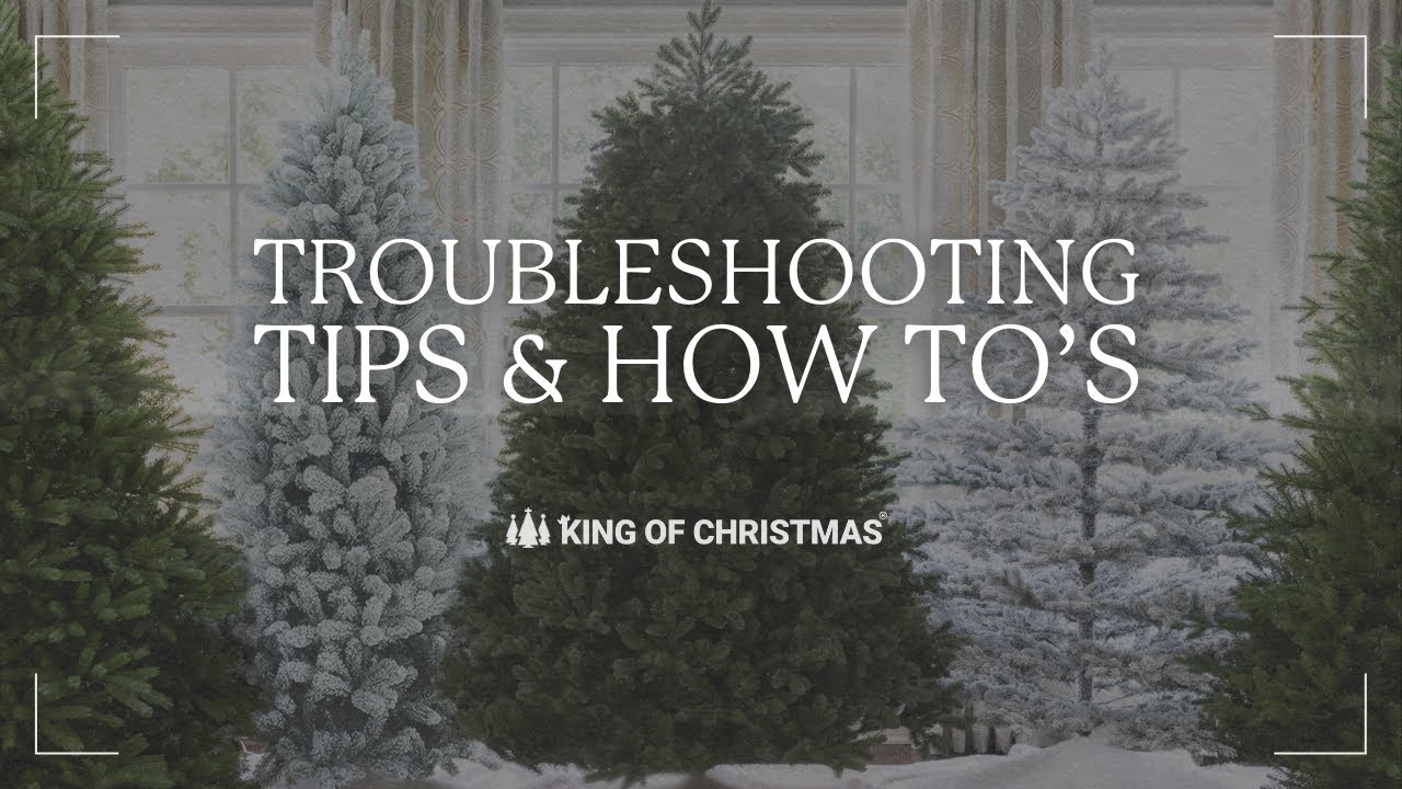 How to Use the Remote for Your Pre-lit Artificial Christmas Tree | King ...
