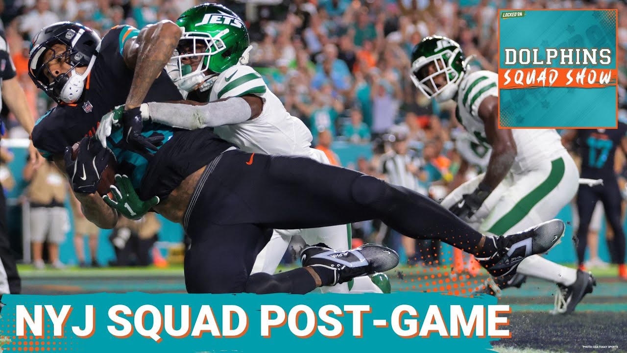 DOLPHINS SQUAD SHOW: TYREEK HILL HURT, Miami DOLPHINS BEAT NY JETS 27 ...