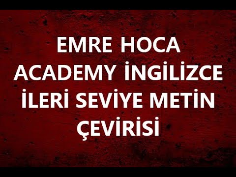 İngilizce advanced seviye (C1) metin okuma ve çeviri | The Car