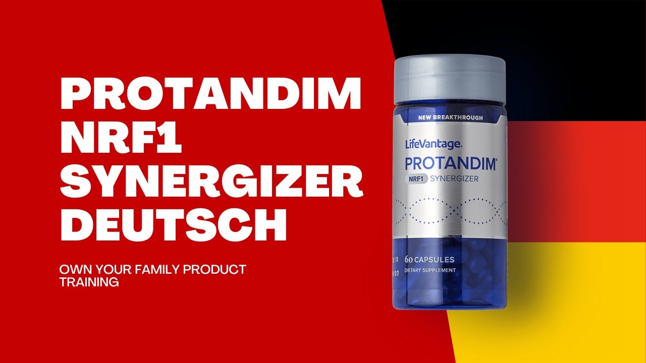 LifeVantage Protandim Nrf1 Synergizer Deutsch - YouTube