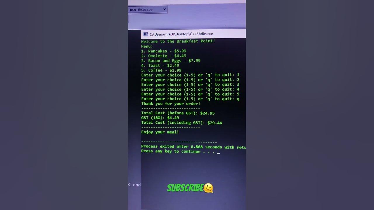 Gst Cost In C Ide Dev C Cppprogramming Codingtime Codinglife Youtube