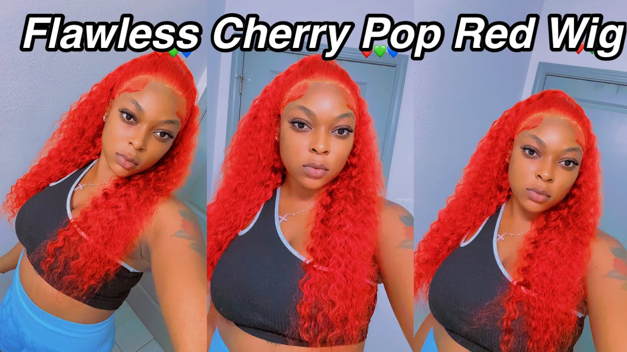 Flawless Cherry Pop Red wig Ft Goldleaf JYZ. My first time wearing a ...
