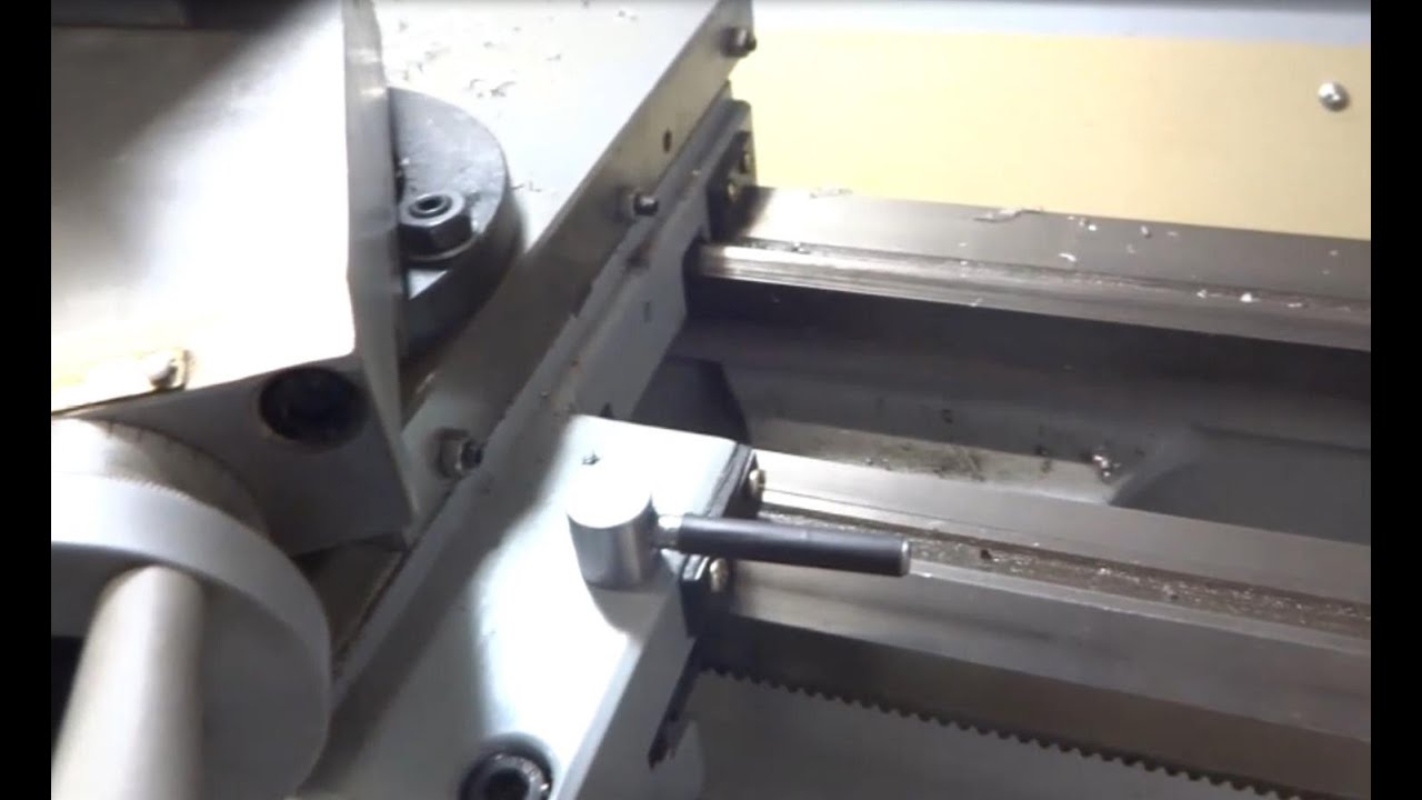 New lathe carriage lock. - YouTube