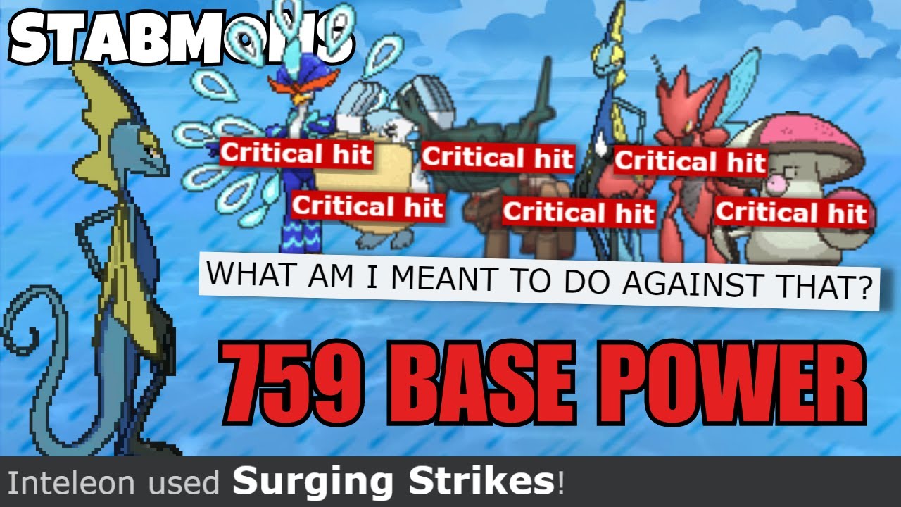 SNIPER SURGING STRIKES INTELEON IS INSANE | POKEMON SHOWDOWN STABMONS ...