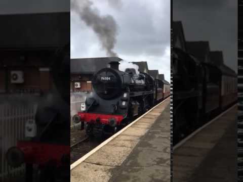 Steam train at Cromer - YouTube