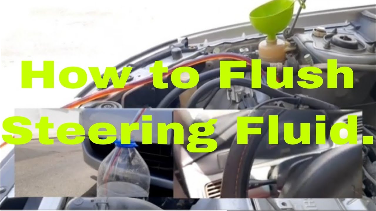 How to Flush Power Steering Fluid - YouTube