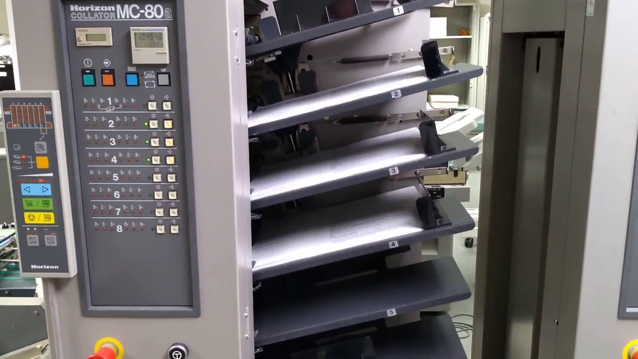 Horizon SPF20 booklet maker - YouTube