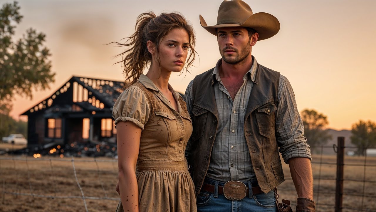 Her House Was Burned to Ash, The Cowboy Built Her a New One With His ...