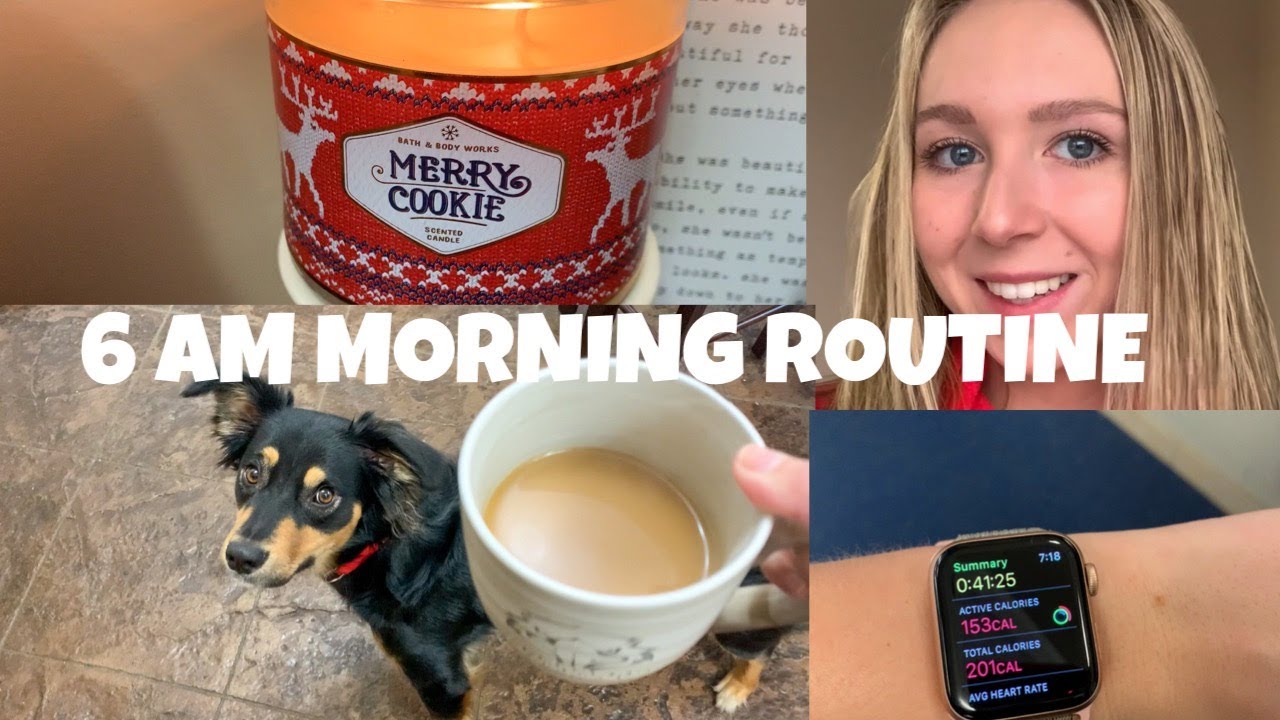 6 AM COLLEGE MORNING ROUTINE // college edition - YouTube