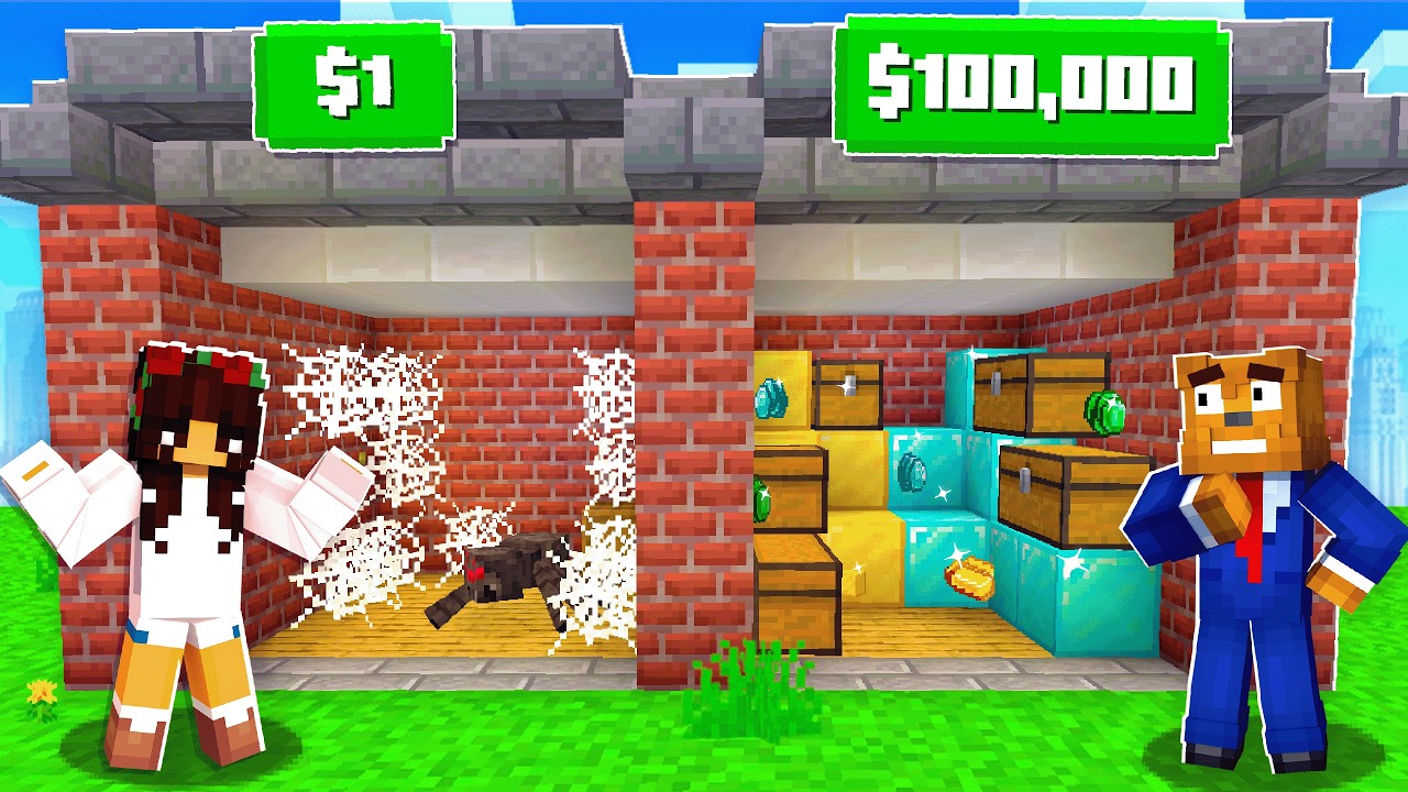 Bidding On the Best Storage Units In Minecraft - YouTube