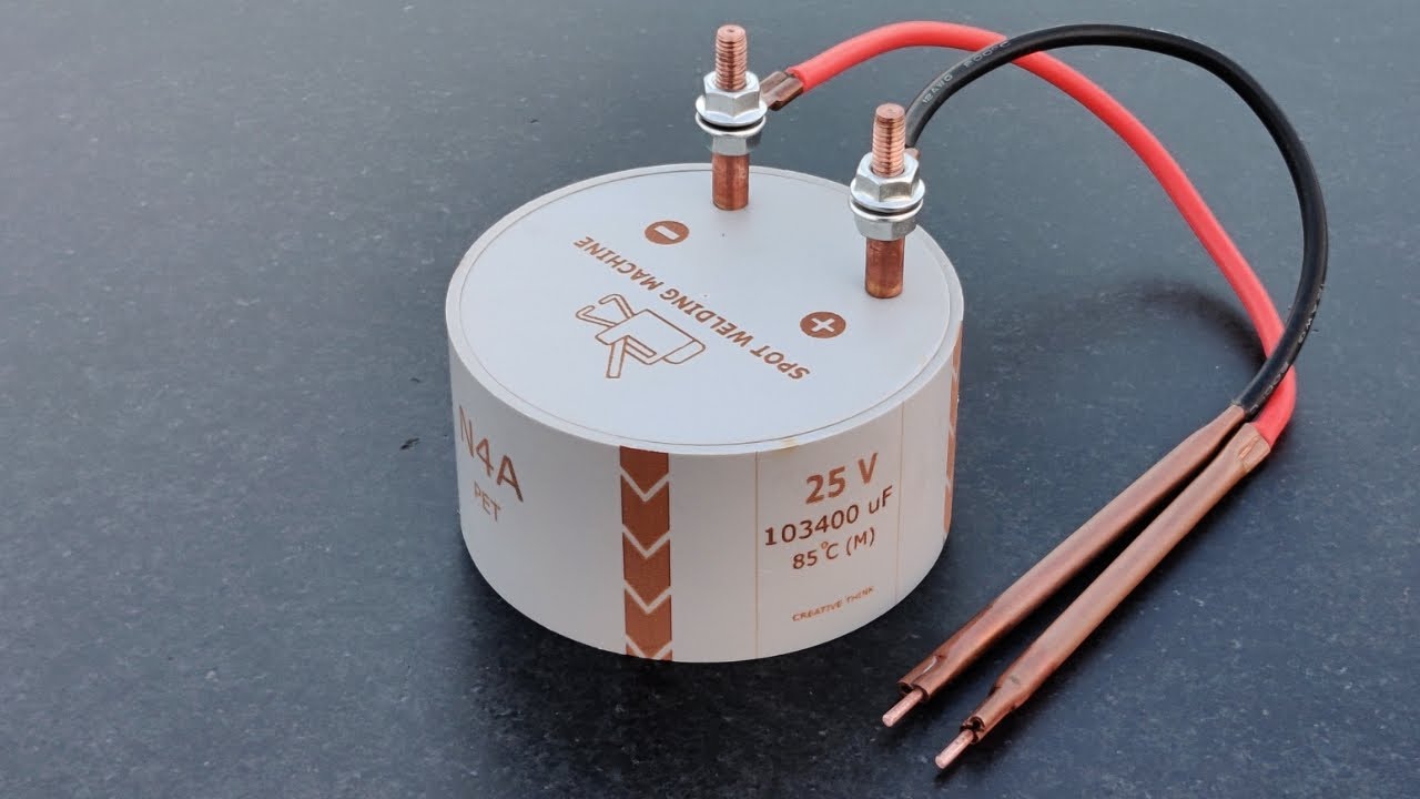 Making Diy Capacitor Using Spot Welding Machine - YouTube