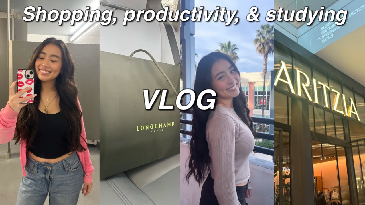Days in my life vlog: GRWM, Shopping, studying, & productivity + more ...