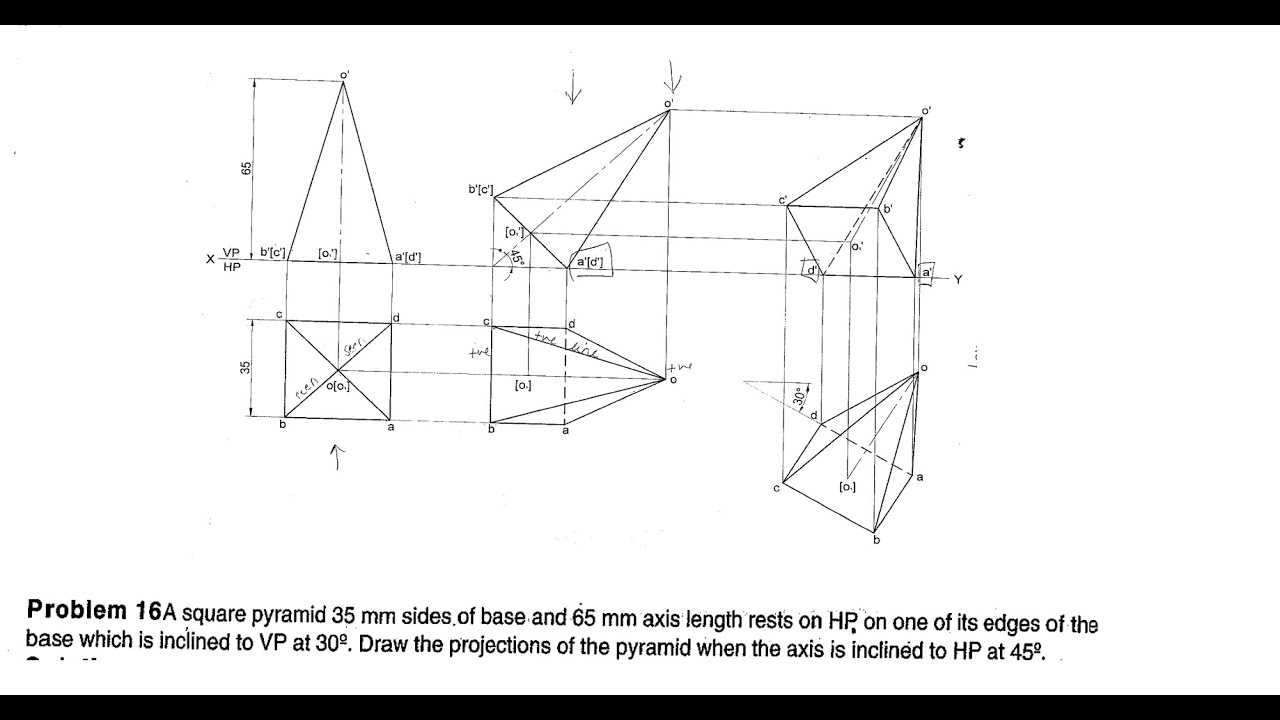 Solidworks Projection of Solids 1 - YouTube
