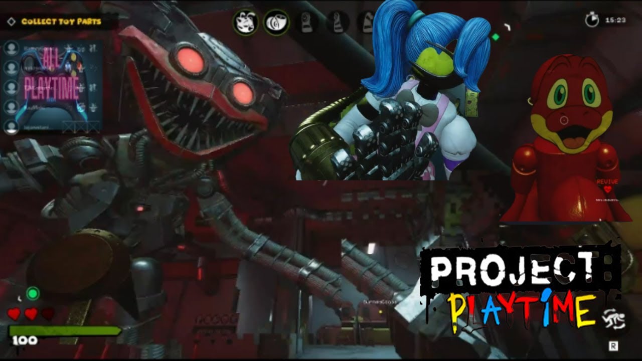 Huggy Wuggy Robot🆚Monster Skin🆚Robot Attacks🆚Project Playtime - YouTube