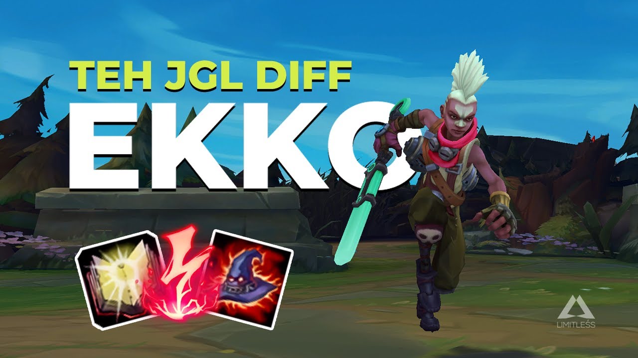 LEAGUE OF LEGENDS Game play Highlight | The JGL DIFF EKKO - YouTube