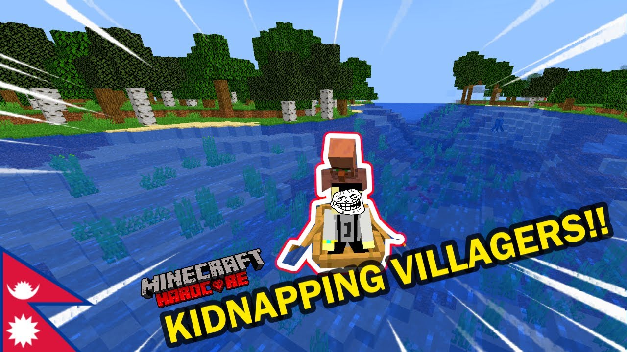 Kidnapping villagers in Minecraft!! Nepali Minecraft Survival series ...