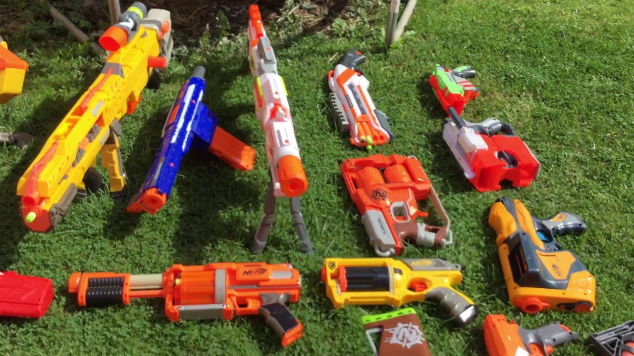 My Nerf Collection - YouTube