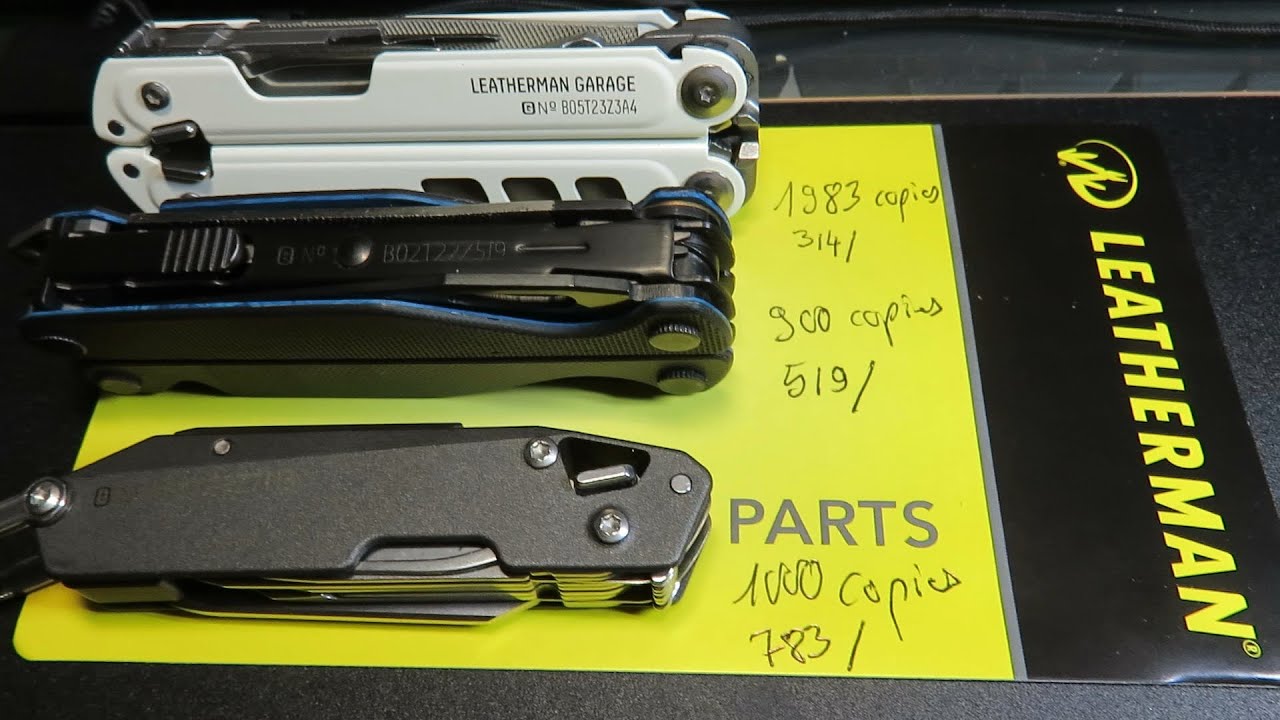 Leatherman GARAGE : mysterious serial number? - YouTube