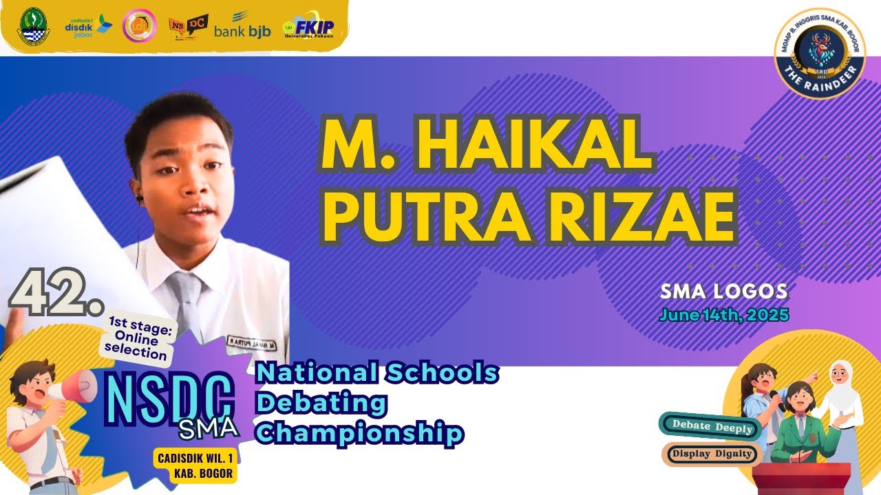 42. NSDC SMA 2025_R1 Opposition 1st_M. HAIKAL PUTRA RIZAE_SMA LOGOS_KCD ...