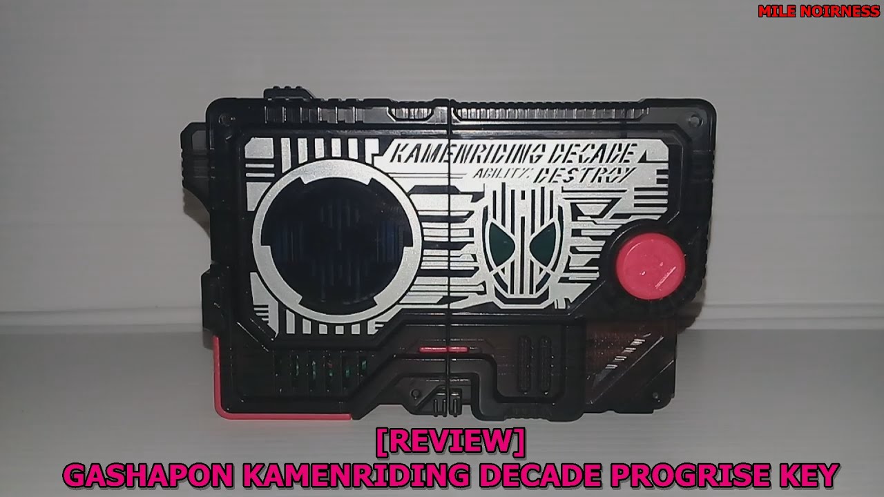 รีวิว พร็อกไรซ์คีย์ มาสไรเดอร์ ดีเคด [Review] Gashapon Kamen Riding ...