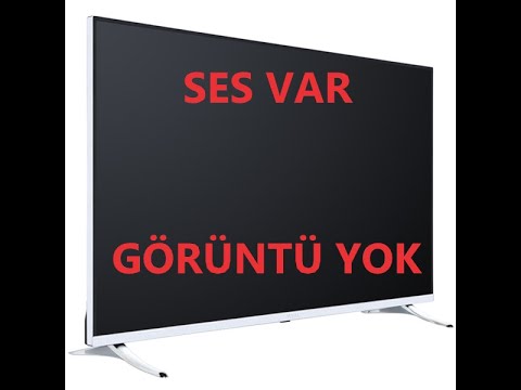 Televizyonda Ses Var Görüntü Yok