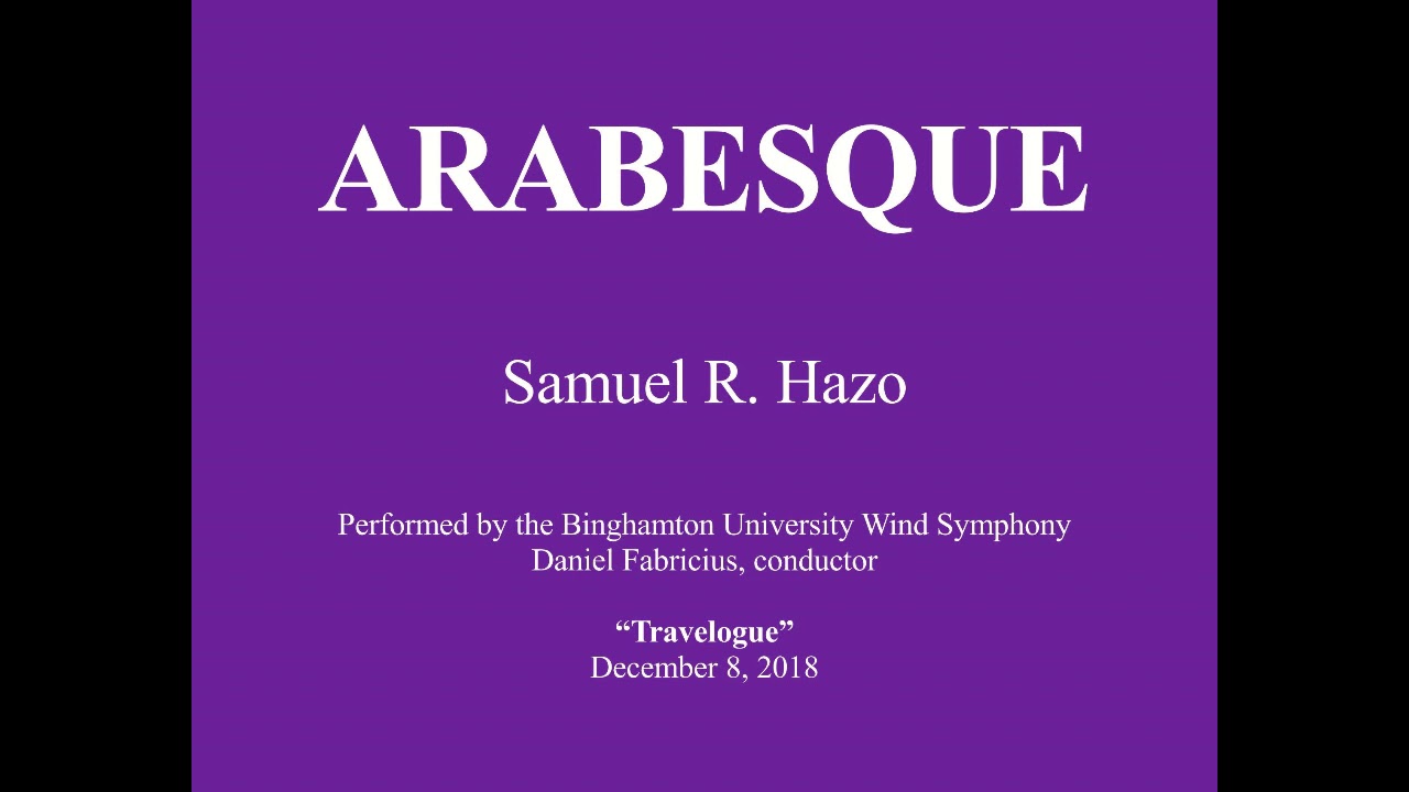 Arabesque - Samuel R Hazo - YouTube