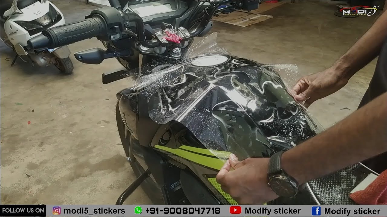 Honda SP 125 BS6 Modification | Honda SP 125 Tank Lamination | PPF ...