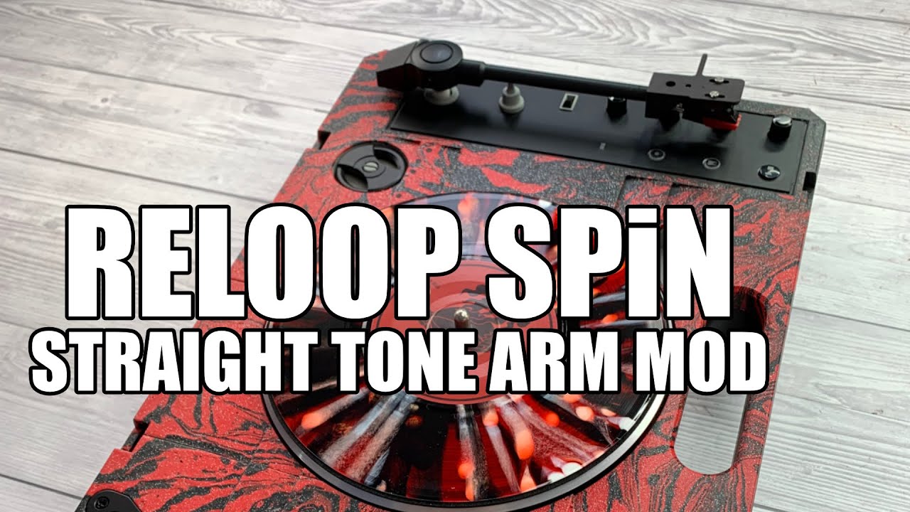 Reloop SPiN Straight Tonearm Mod - YouTube