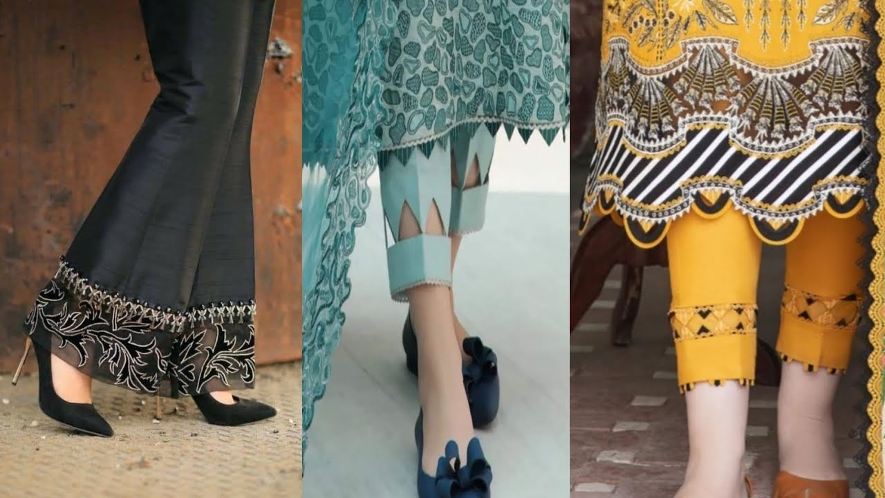 new capri design for Eid/ Capri design 2024/ bellbottm trouser design ...