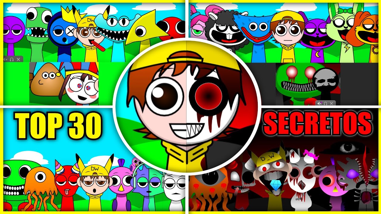 TOP 30 PERSONAJES SECRETOS de INCREDIBOX SPRUNKI 💫 COMPLETO - YouTube