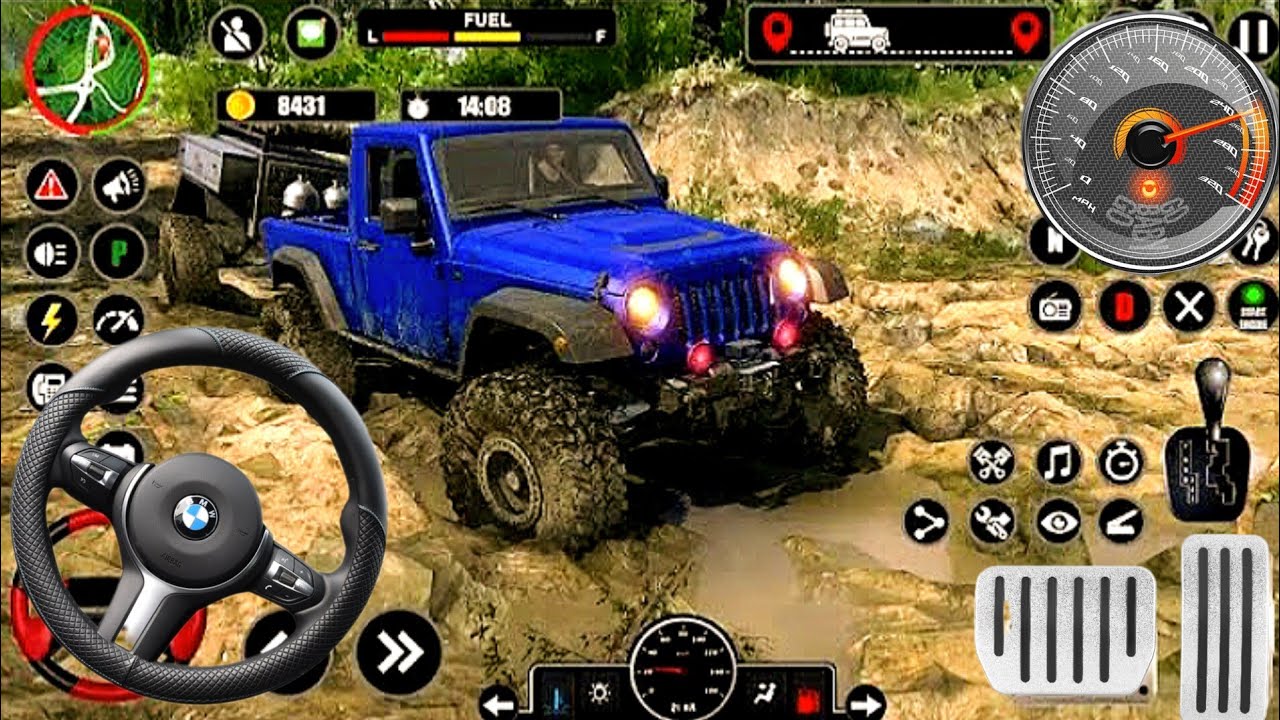 off-road 4x4 jeep driving in off-road Sim - driving jeep game - car ...