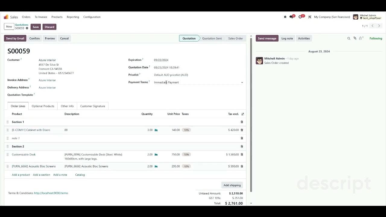 Show Edit, Save, Discard button on Odoo form view. - YouTube