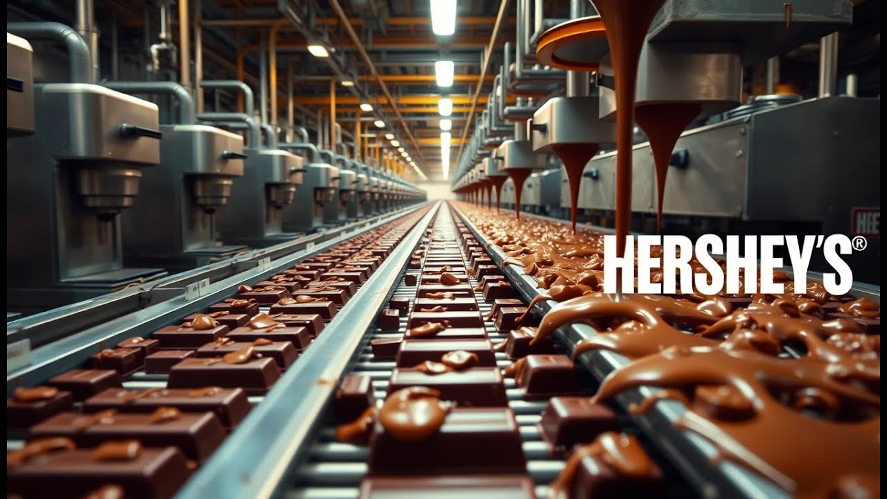 Go Behind the Scenes of Hershey's Chocolate Production Process - YouTube