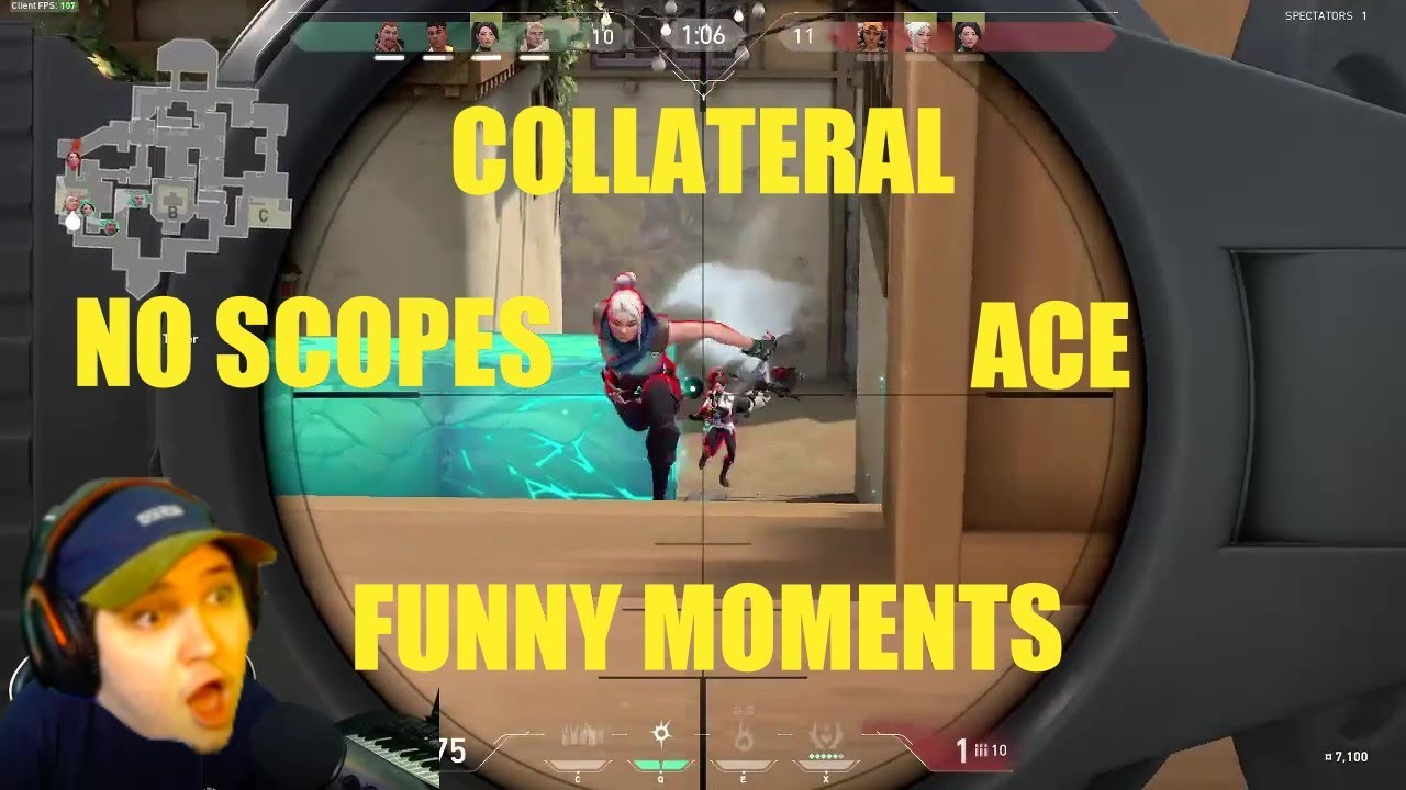 Valorant: BEST MOMENTS! Funny Fails! Ace's! Collateral! - YouTube