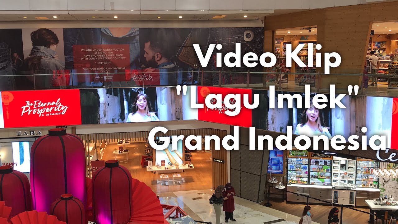 Premiere Pemutaran Video Musik Lagu Imlek di Grand Indonesia - YouTube