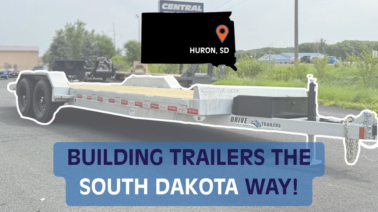 Inside Drive Trailers! South Dakota Shop Tour - YouTube