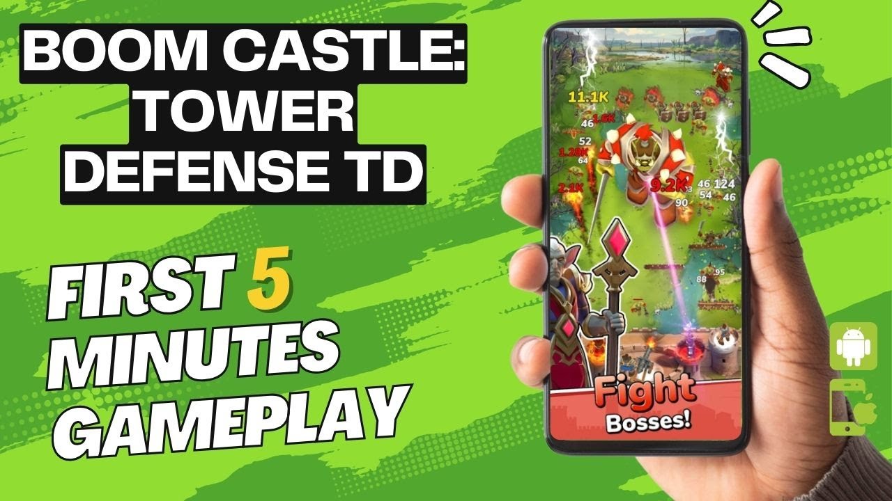 Boom Castle 🏰 First 5 Minutes Gameplay (No Commentary) | Epic Tower ...