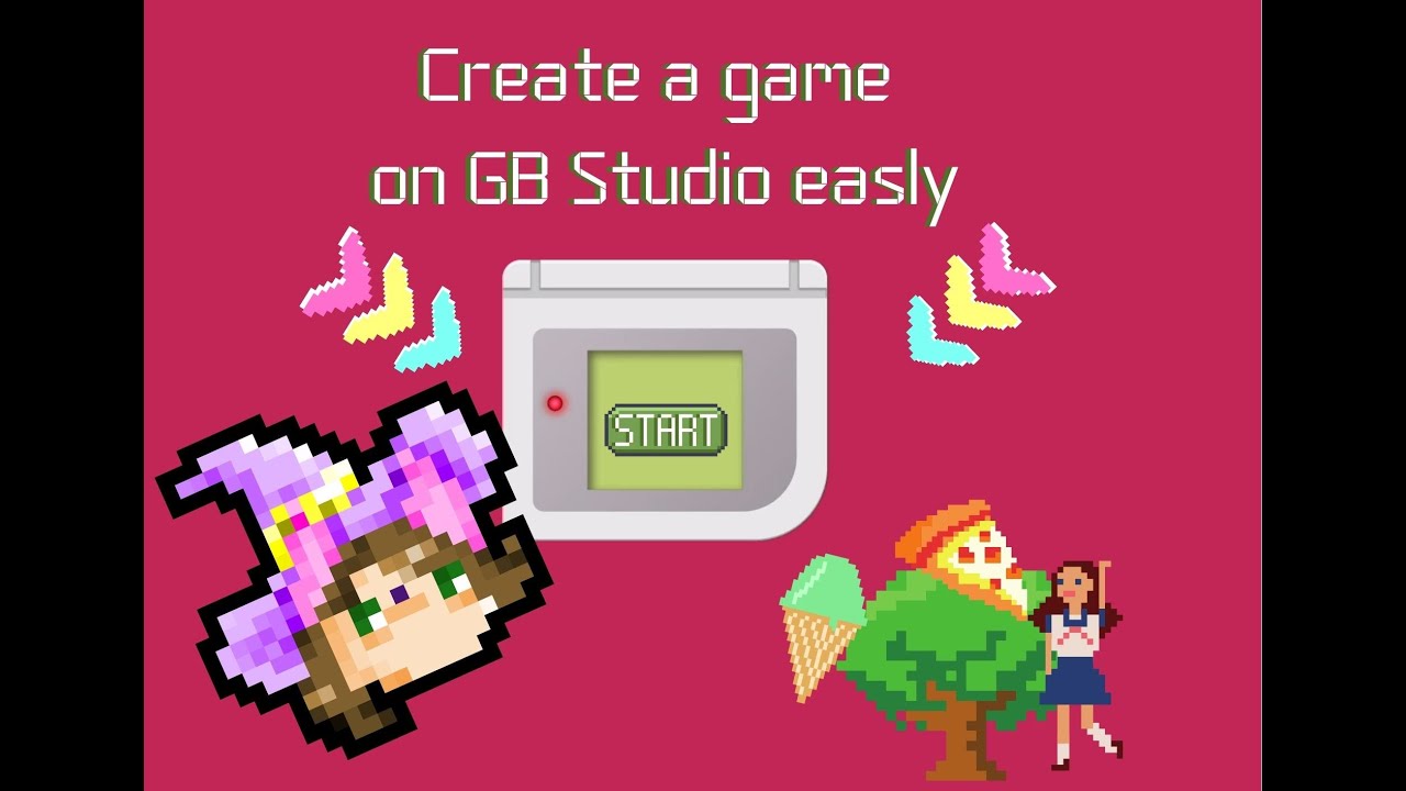 Create a game on GB studio easly!!! - YouTube