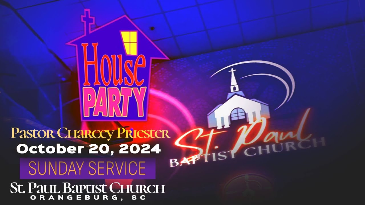 "HOUSE PARTY" | 10-20-24 Sunday Live Service - YouTube