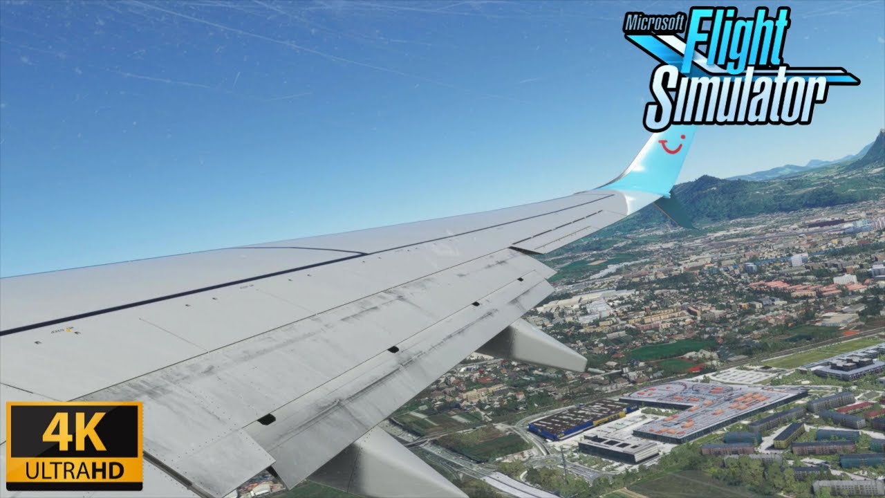 (4K) TUI 737 Summer Take-off from Salzburg | Microsoft Flight Simulator ...