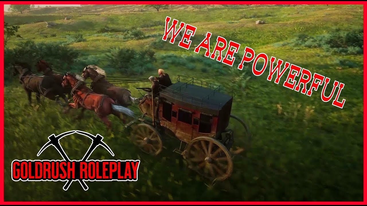 Goldrush RP Red Dead Roleplay - Test Driving Our Luxury Wagon - YouTube