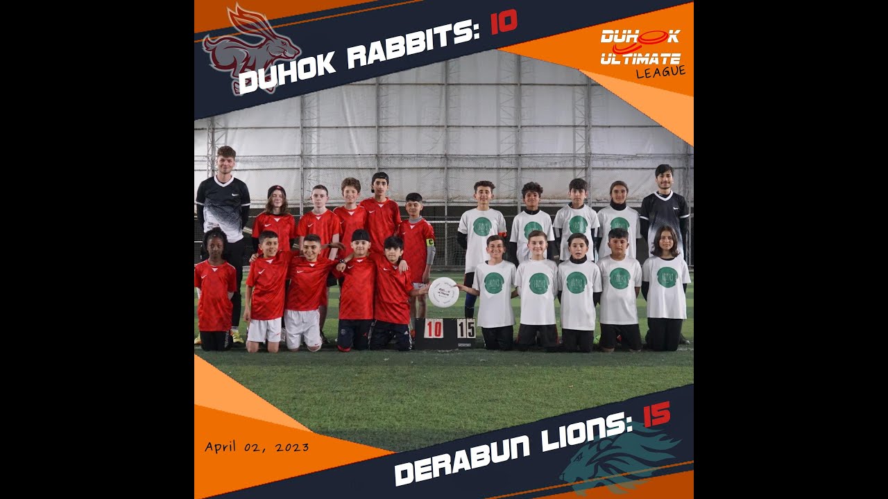 Duhok Ultimate League - Duhok Rabbits vs. Derabun Lions - YouTube