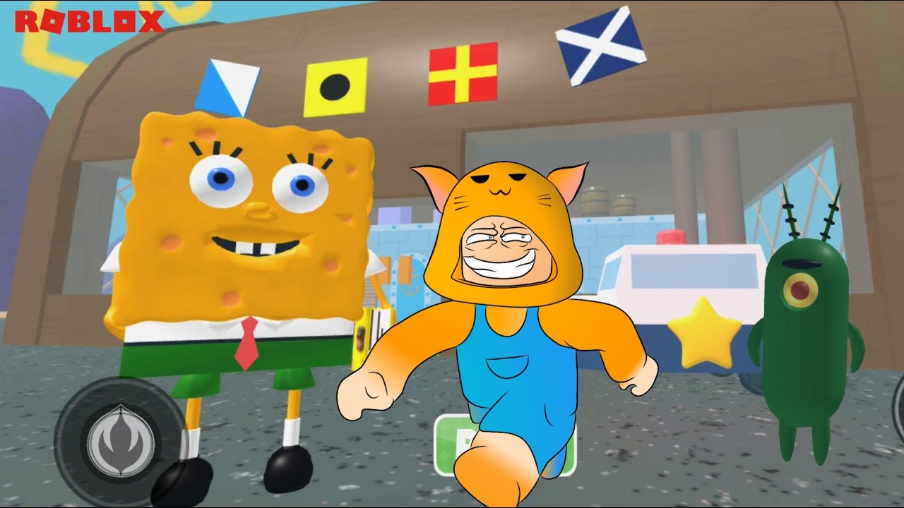 MASUK KE DUNIA SPONGEBOB DI ROBLOX - YouTube