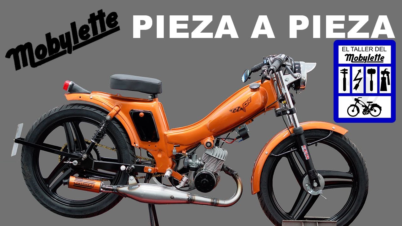Mobylette Racing pieza a pieza - YouTube